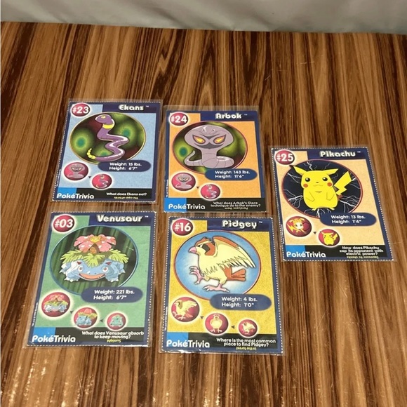 Pokemon | Other | 5 Lot Of Pokemon Mewtwo Strikes Back Cards Poketrivia ...